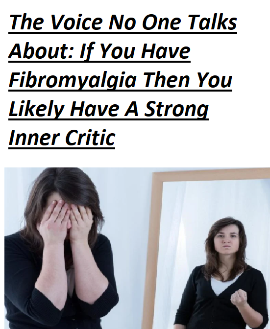 The Voice No One Talks About: If You Have Fibromyalgia Then You Likely ...